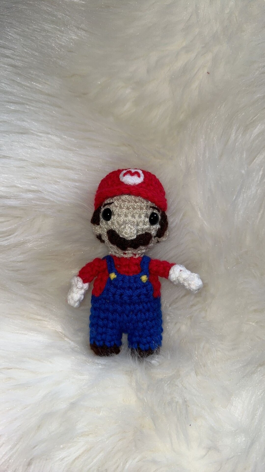 Mario Crocheted Amigurumi Doll - Etsy