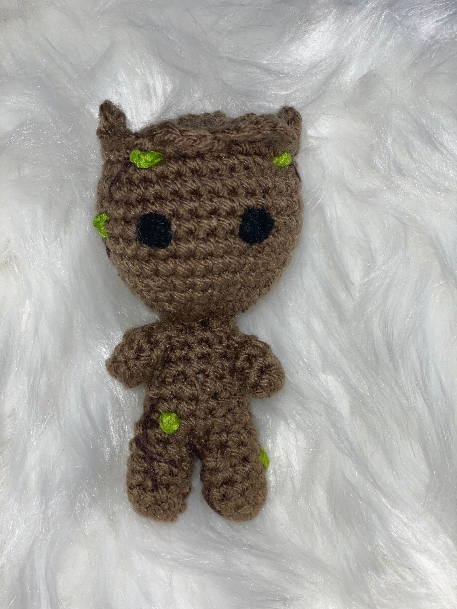 Baby Groot Crocheted Amigurumi Doll | Etsy