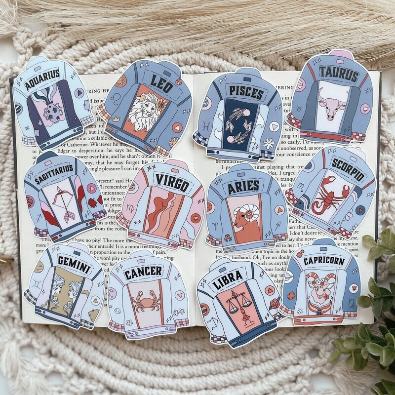 Zodiac Stickers - Etsy