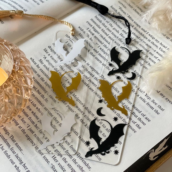 Acrylic Bookmark - Etsy