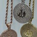 ALLAH Crystal Medallion Necklace - Etsy