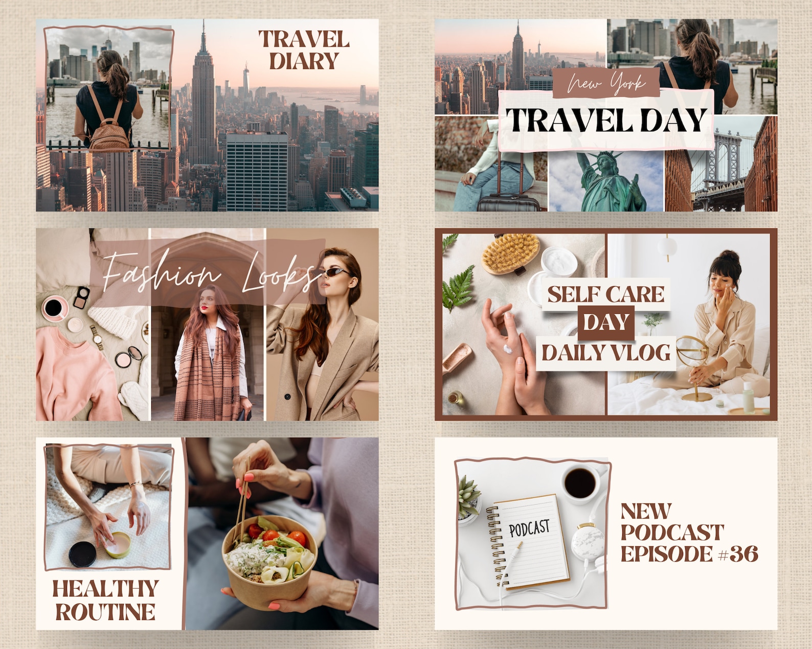 Youtube Thumbnail Template, Youtube Brand Kit, Youtube Template Canva ...