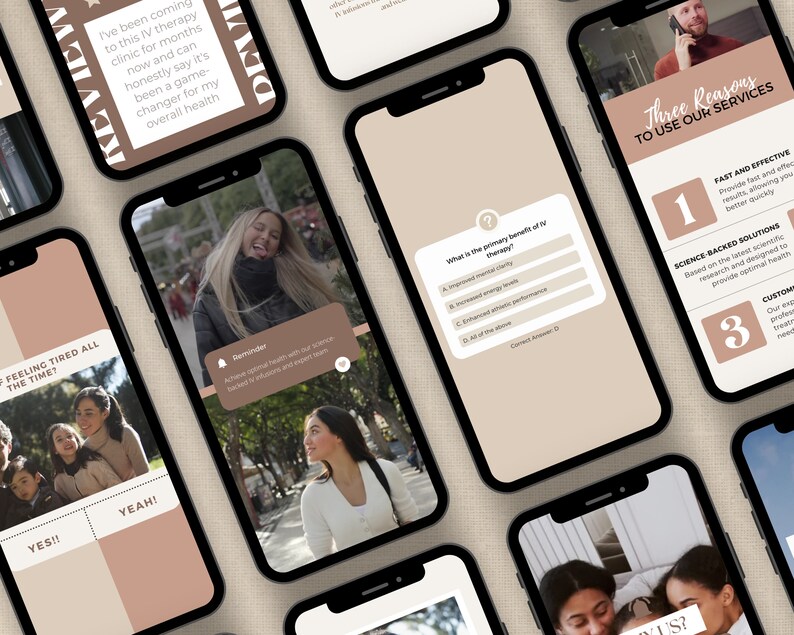 Iv Therapy Reels Video Templates, Editable Instagram Template for Iv ...