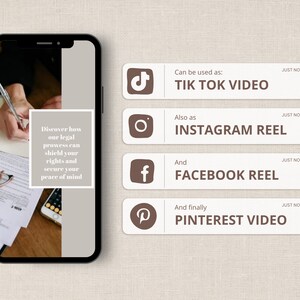 Lawyer Reels Video Templates, Editable Law Firm Marketing Template for ...