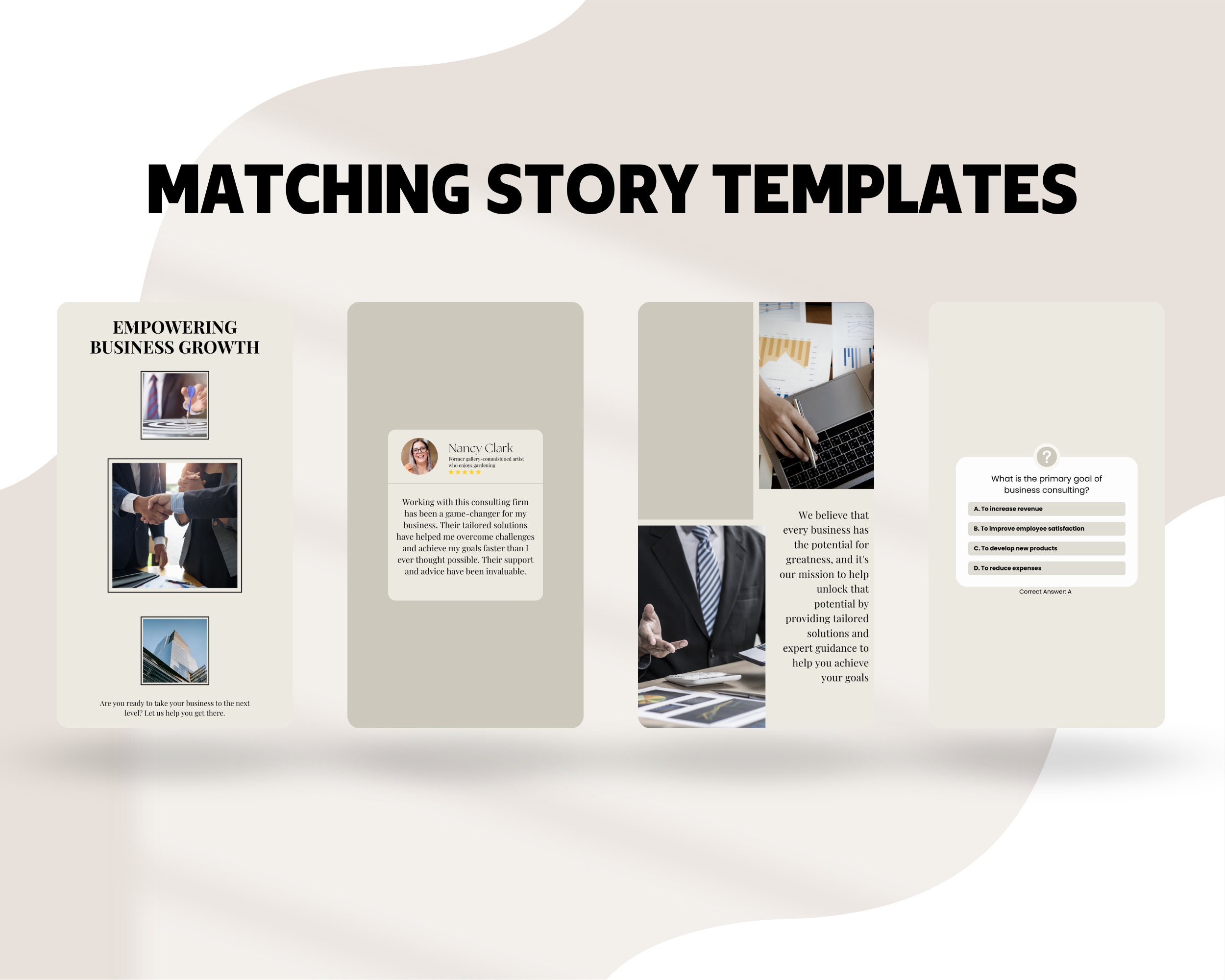 Editable Business Coach Instagram Post Template, Social Media Posts for ...