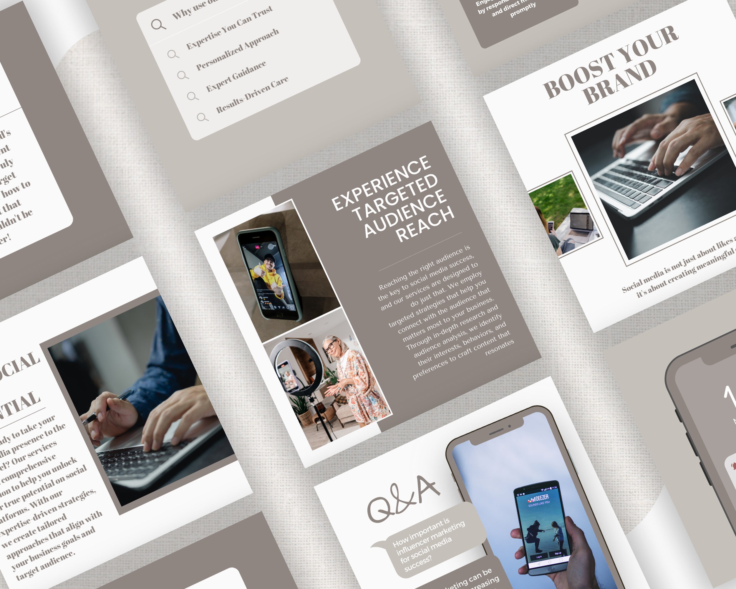 Social Media Manager Instagram Template Editable Social Media - Etsy