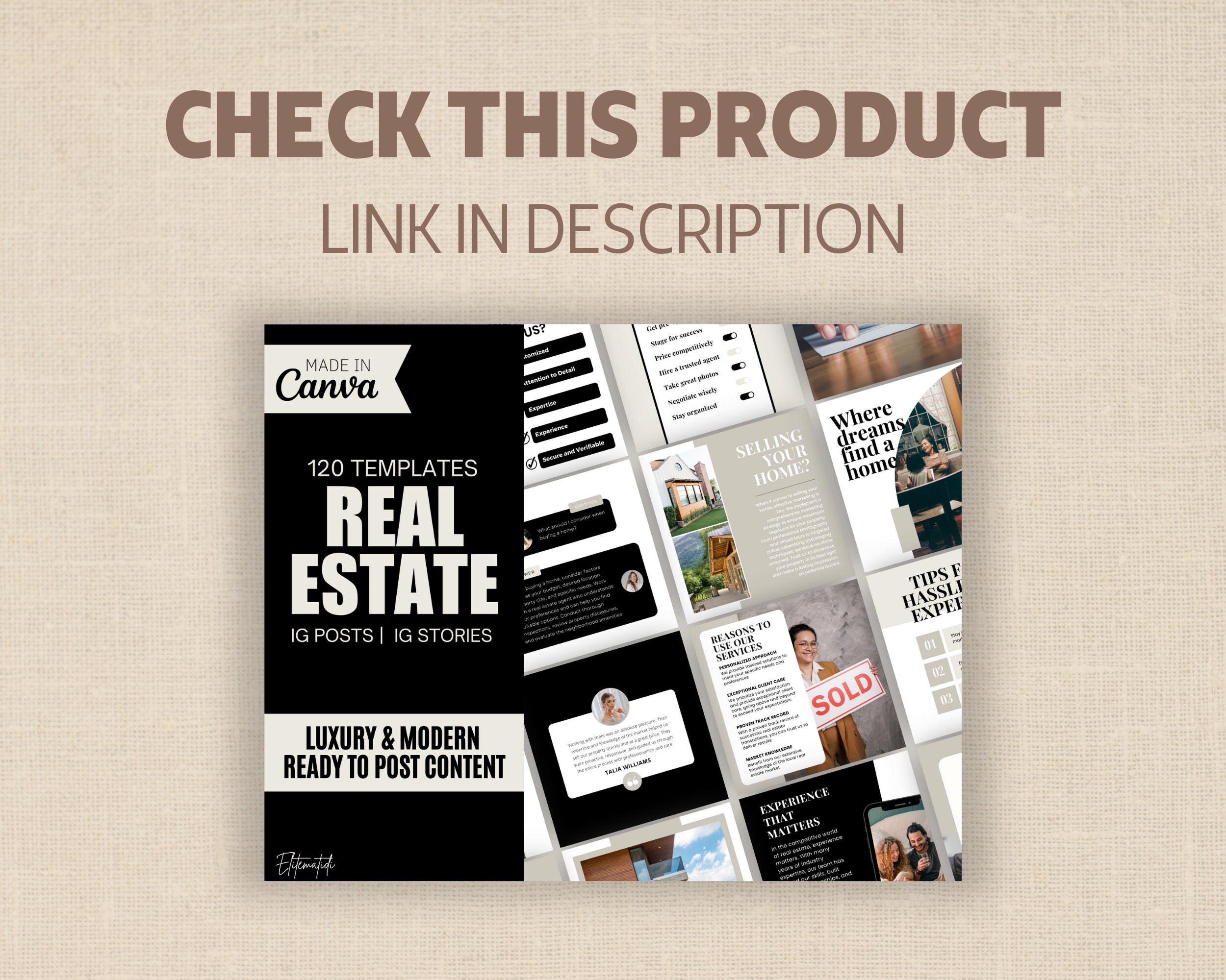 Real Estate Instagram Reels, Social Media Marketing Template for ...