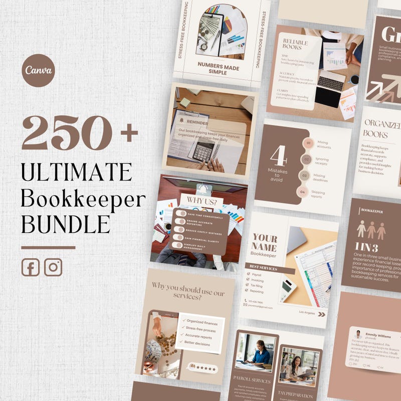 Bookkeeper Instagram - Etsy