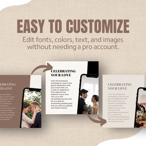 Wedding Planner Instagram Post Template, Editable Social Media Posts ...