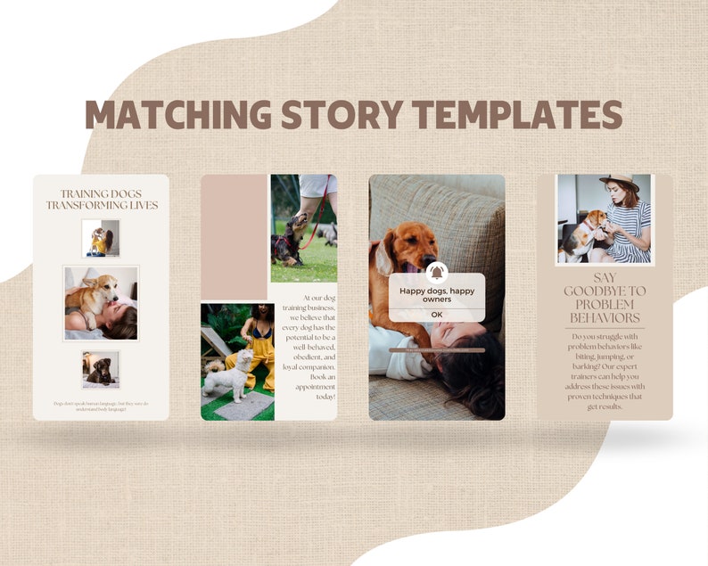 Dog Training Instagram Post Template Social Media Posts for - Etsy