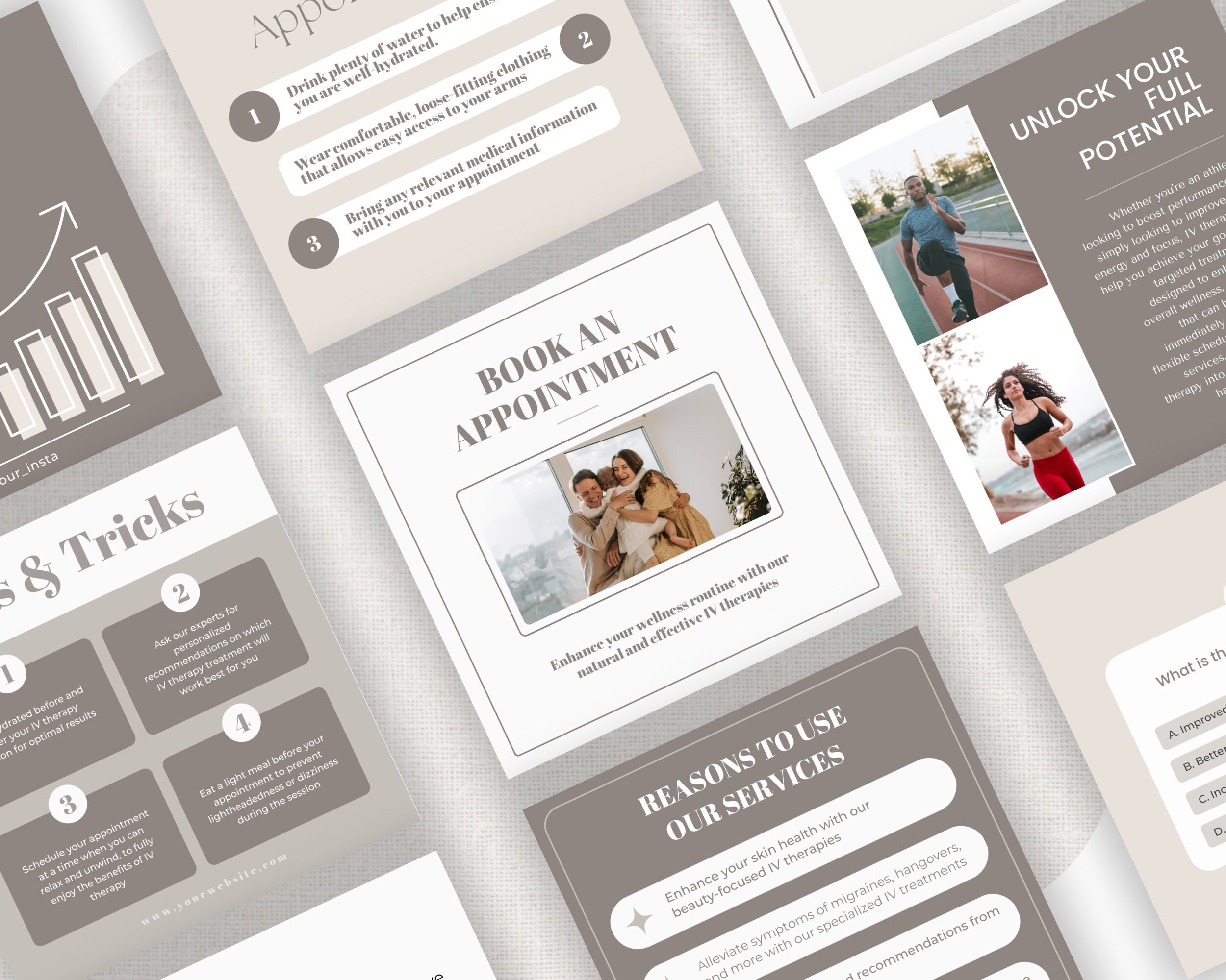 Iv Therapy Marketing, Iv Drip Template, Iv Hydration Therapy Editable ...