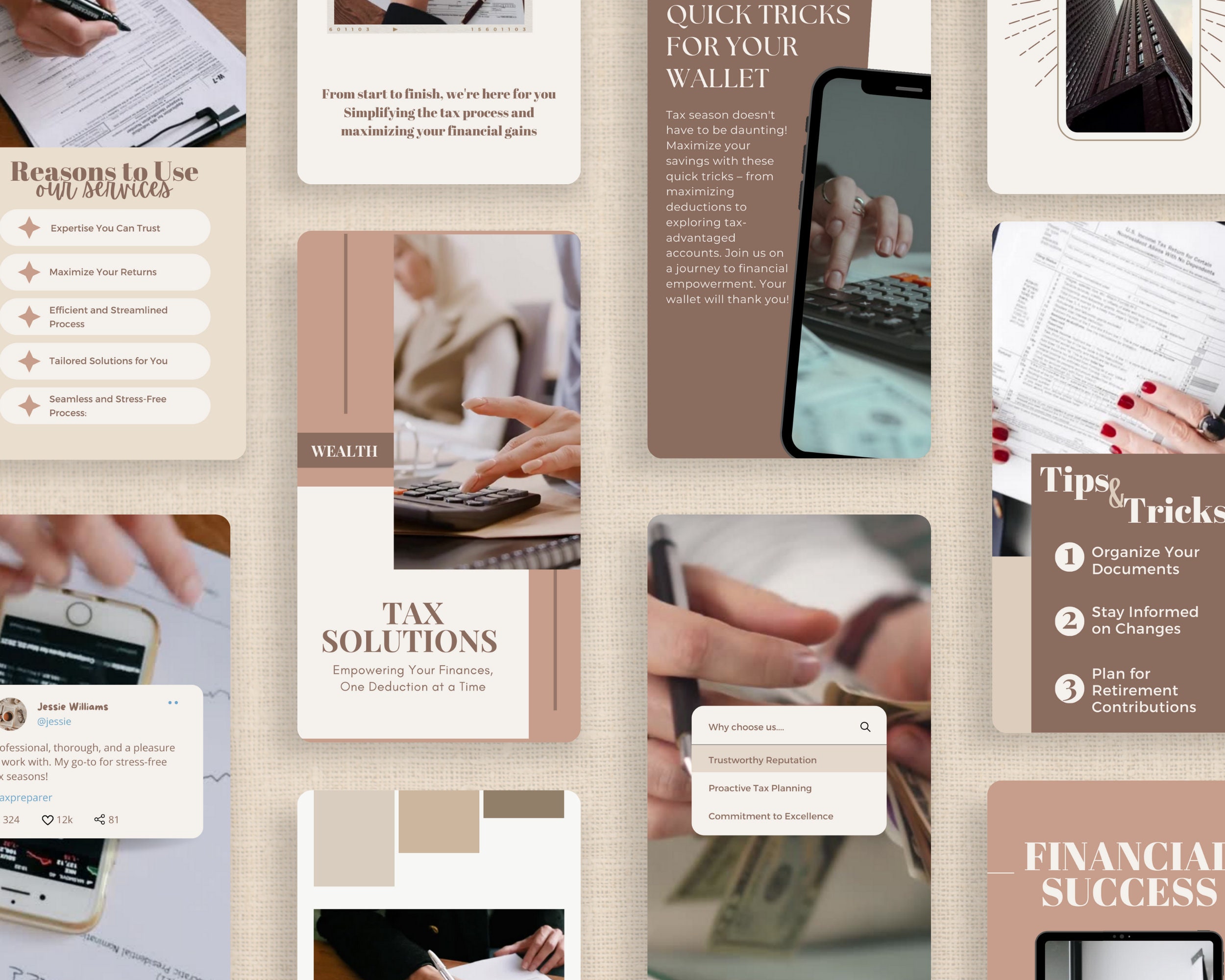 Tax Preparer Instagram Reels & Tiktok Videos: Tax Prep Editable Social ...