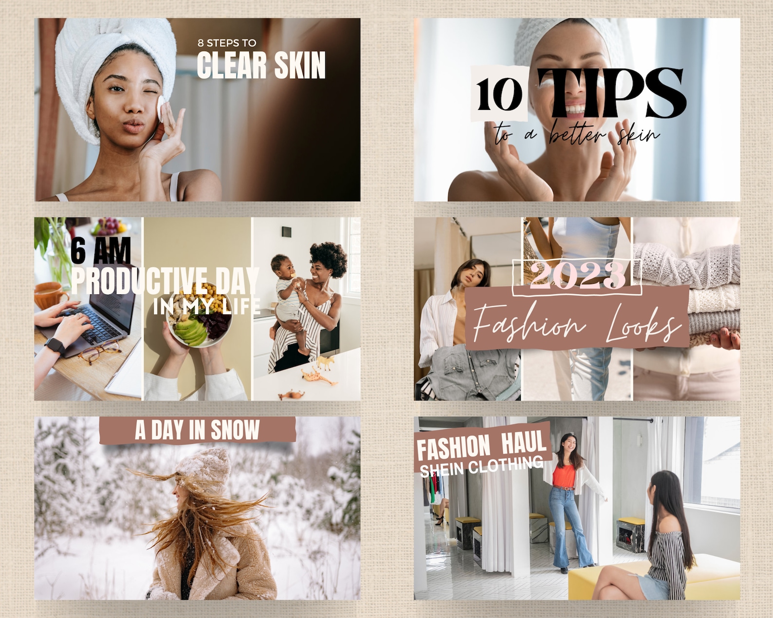 Youtube Thumbnail Template, Youtube Brand Kit, Youtube Template Canva ...