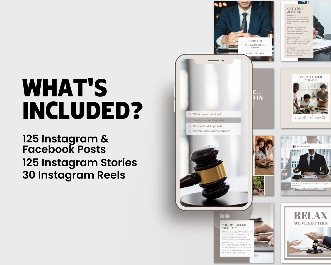 Lawyer Marketing, Editable Social Media Templates for Law Firm ...