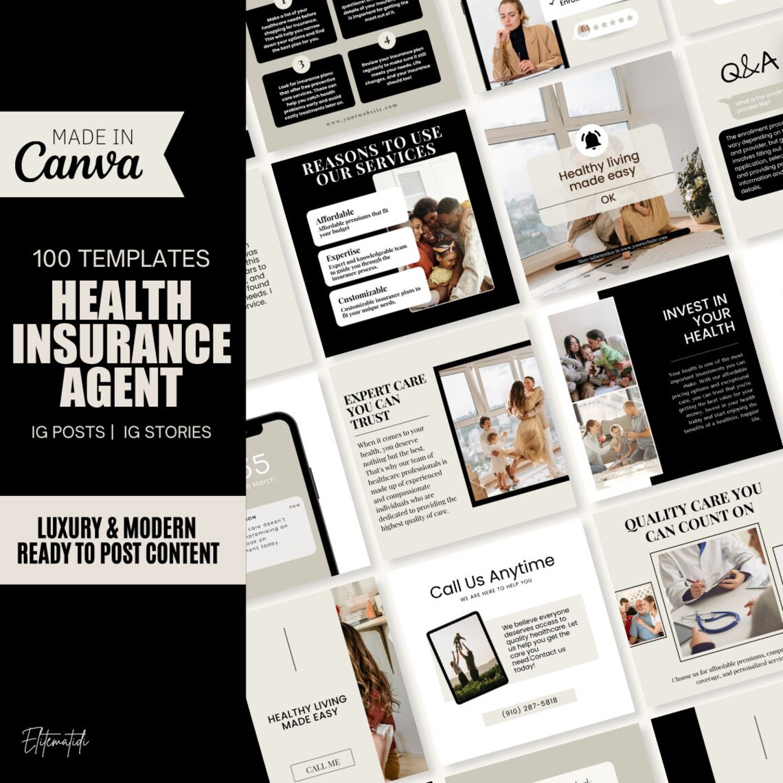 Health Insurance Instagram, Health Insurance Agent Marketing, Health ...