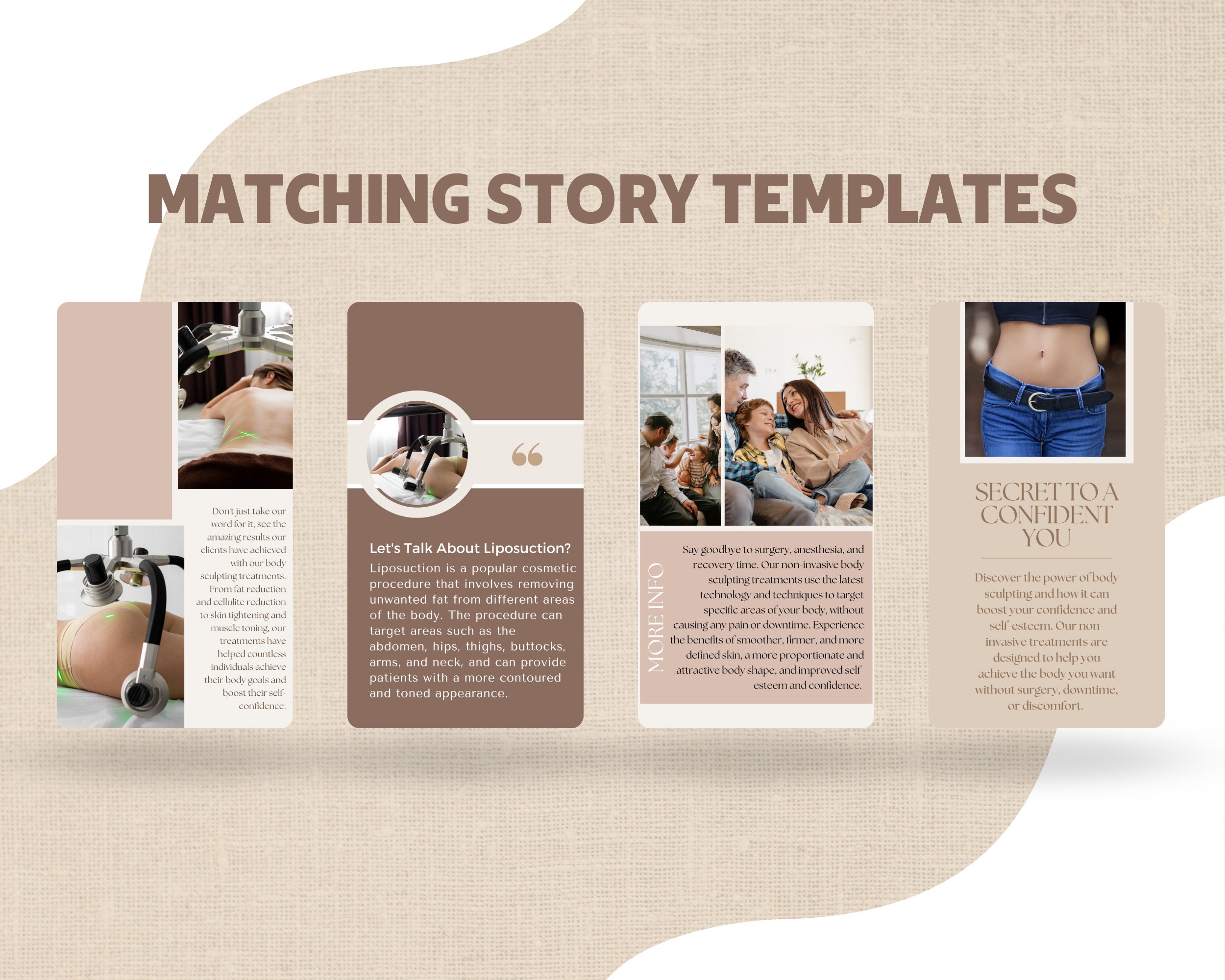 Body Sculpting Templates, Body Contouring Instagram , Skin Tightening ...