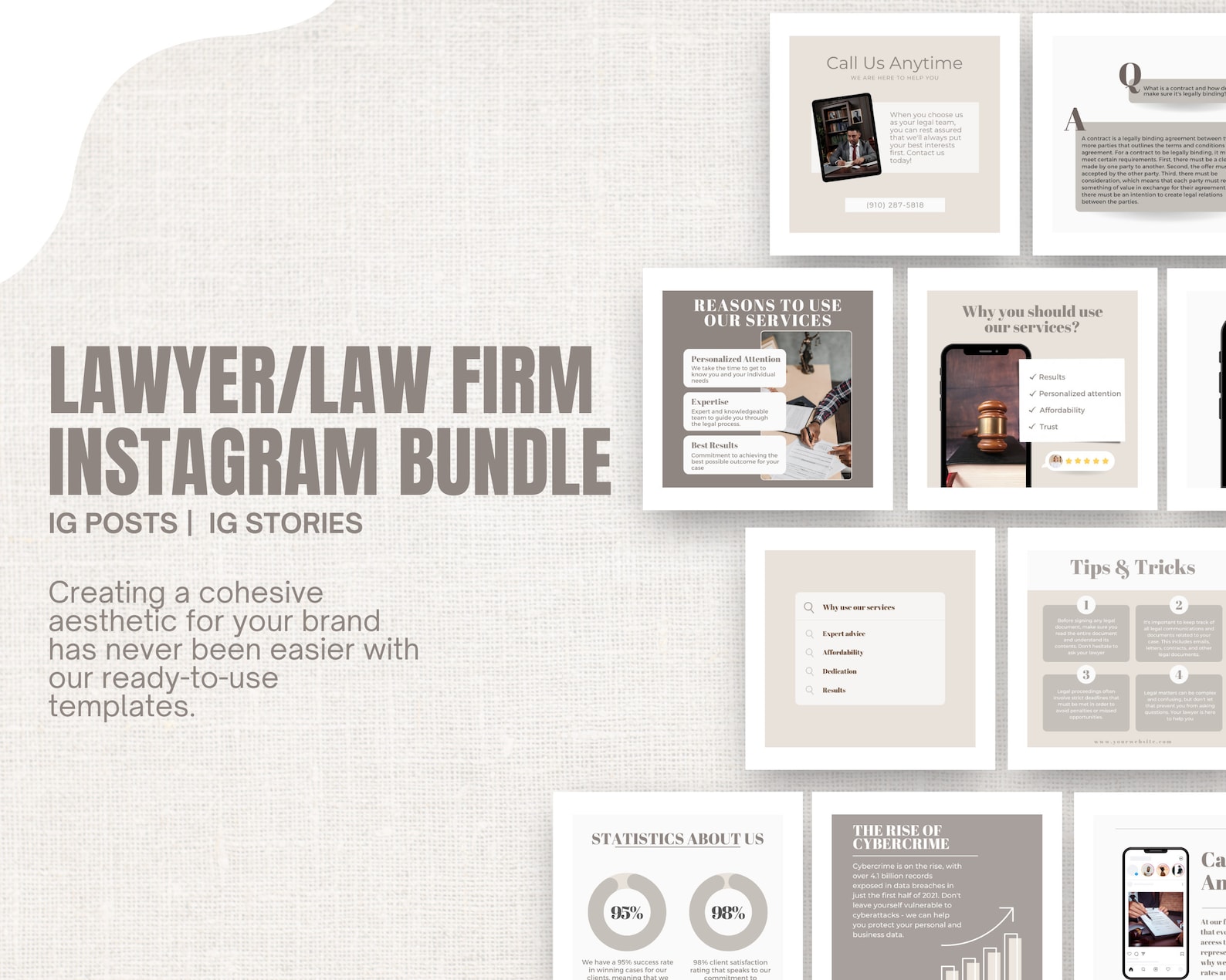 Editable Law Firm Marketing Template,attorney Instagram Post Template ...