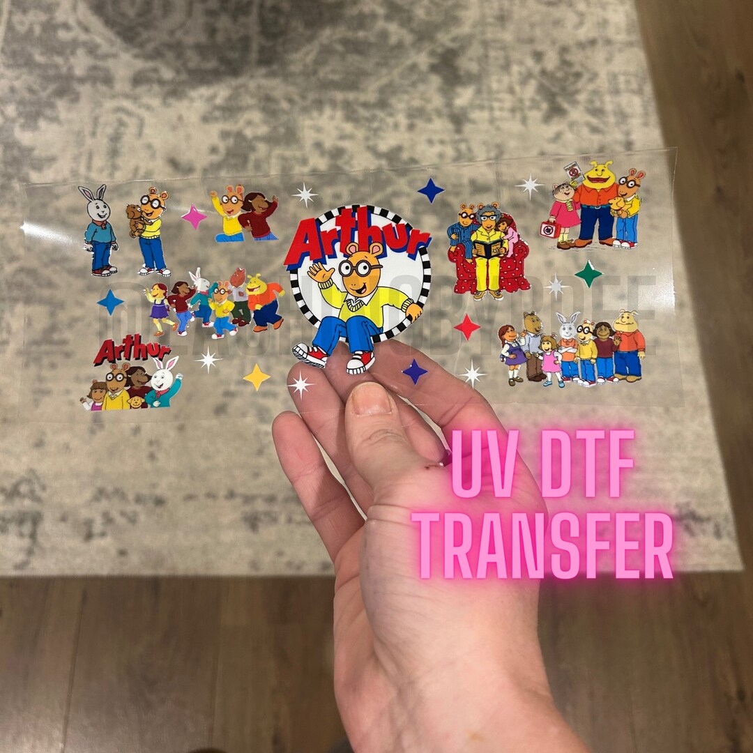 Hey Arthur 90s Nostalgia TV Show Decal UV DTF Ready to Apply 16oz Libby ...