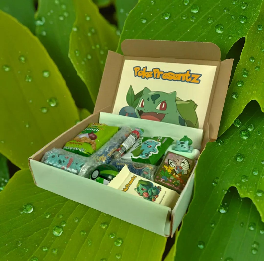 Grass / Bug Themed Pokémon Gift Box Set - Perfect for Collectors & Fans ...