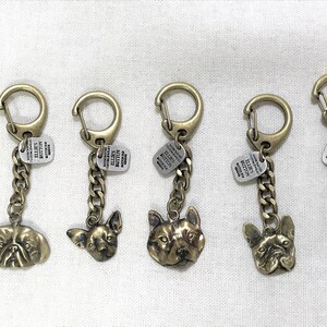 Brass Dog Key Chain/ Dog Owner Key Chain, Dog Breed Key Chain / Gift ...