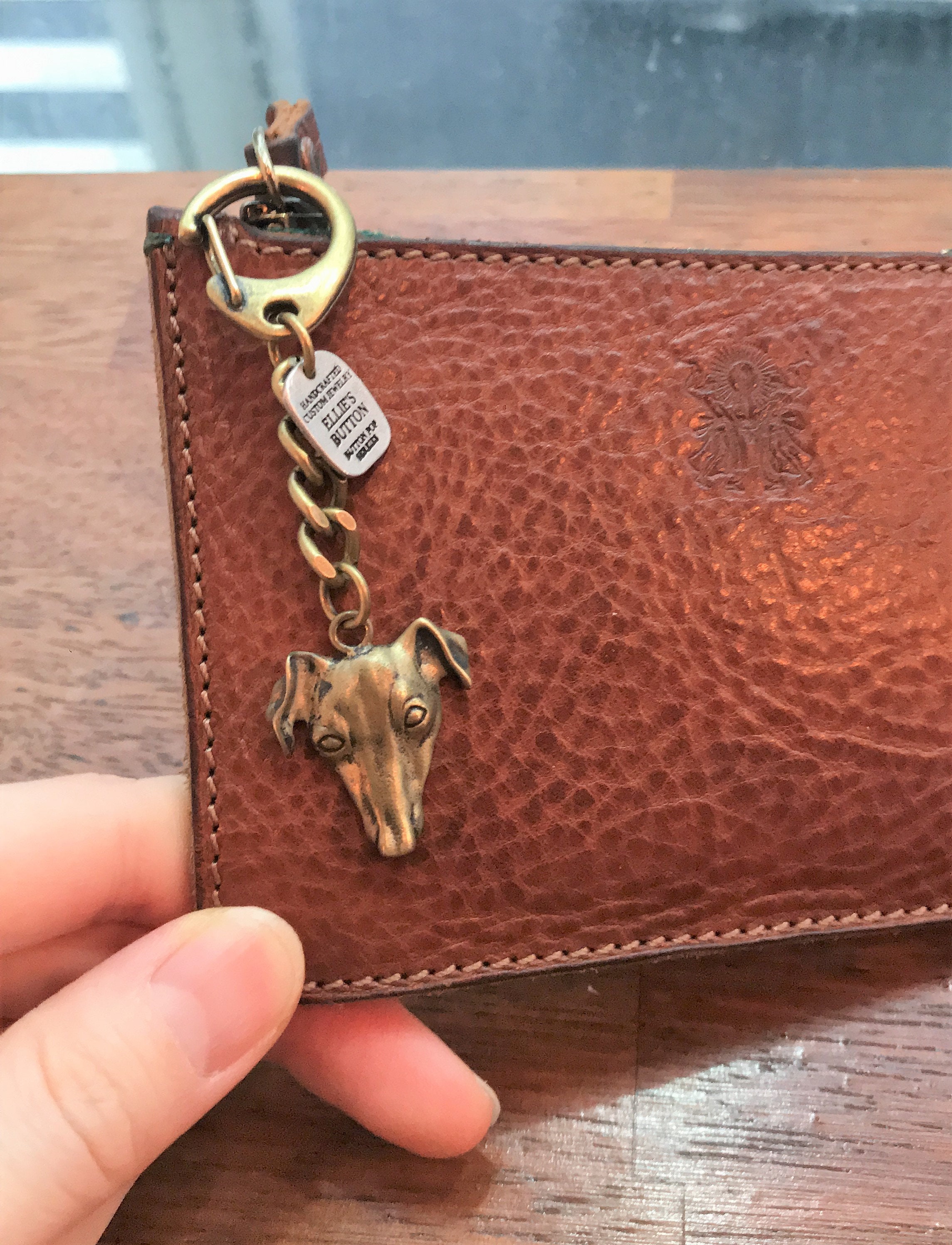 Brass Dog Key Chain/ Dog Owner Key Chain, Dog Breed Key Chain / Gift ...