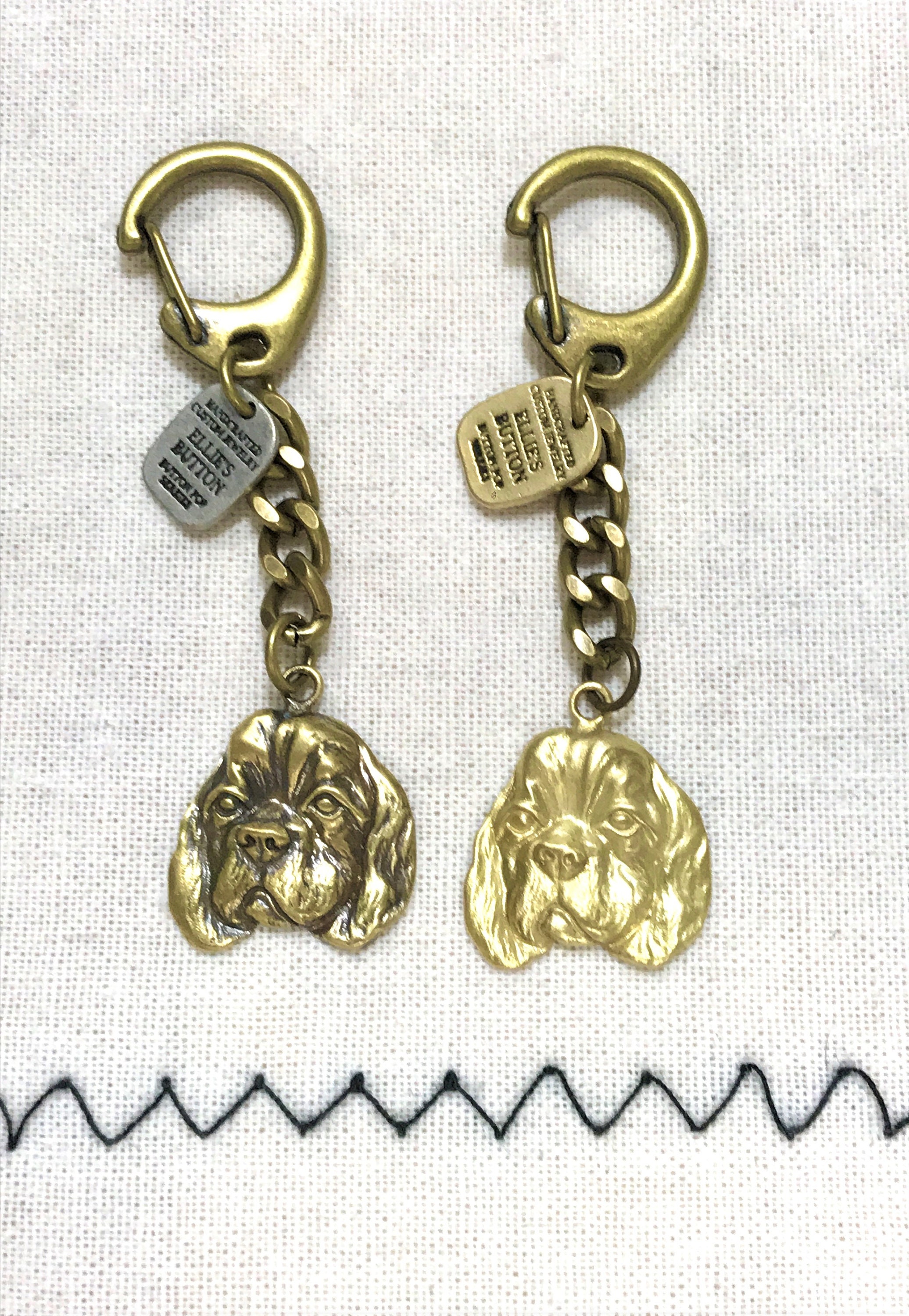 Brass Dog Key Chain/ Dog Owner Key Chain, Dog Breed Key Chain / Gift ...