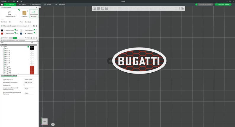 Bugatti Logo – 3D Printable Keychain (STL + 3MF Files) - Etsy