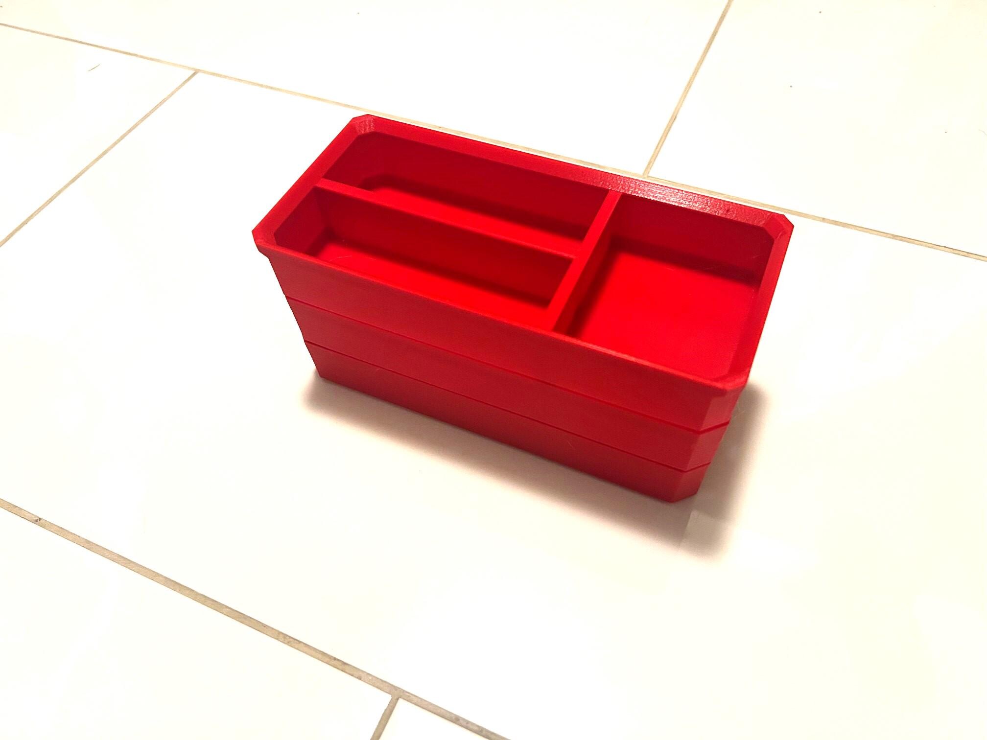 Milwaukee Packout Organizer Stacking Insert Bins- Double Bin 1/3 Height ...