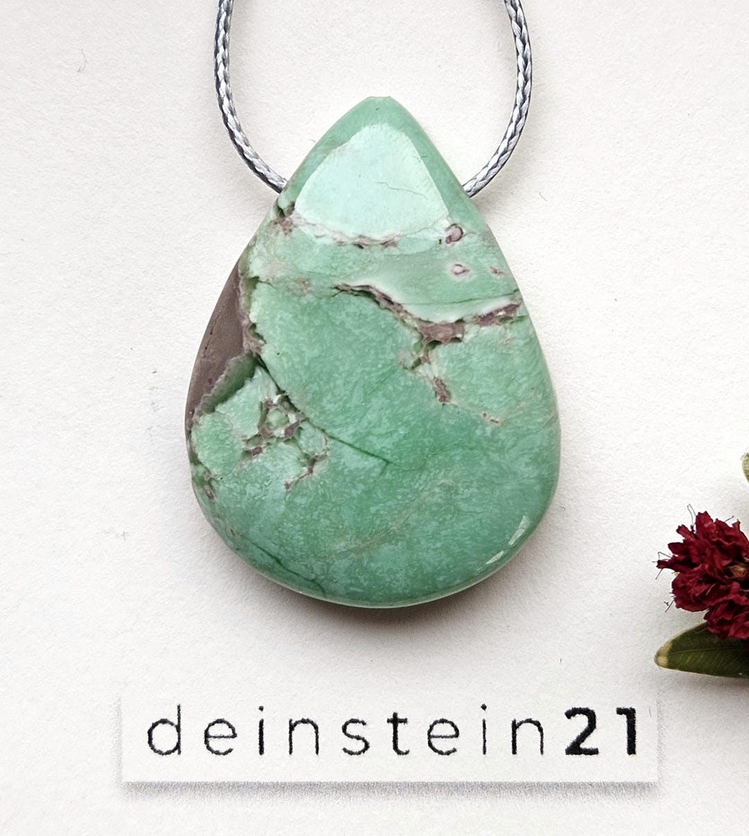 Variscite Gemstone Pendant in AA Quality as a Necklace - Etsy
