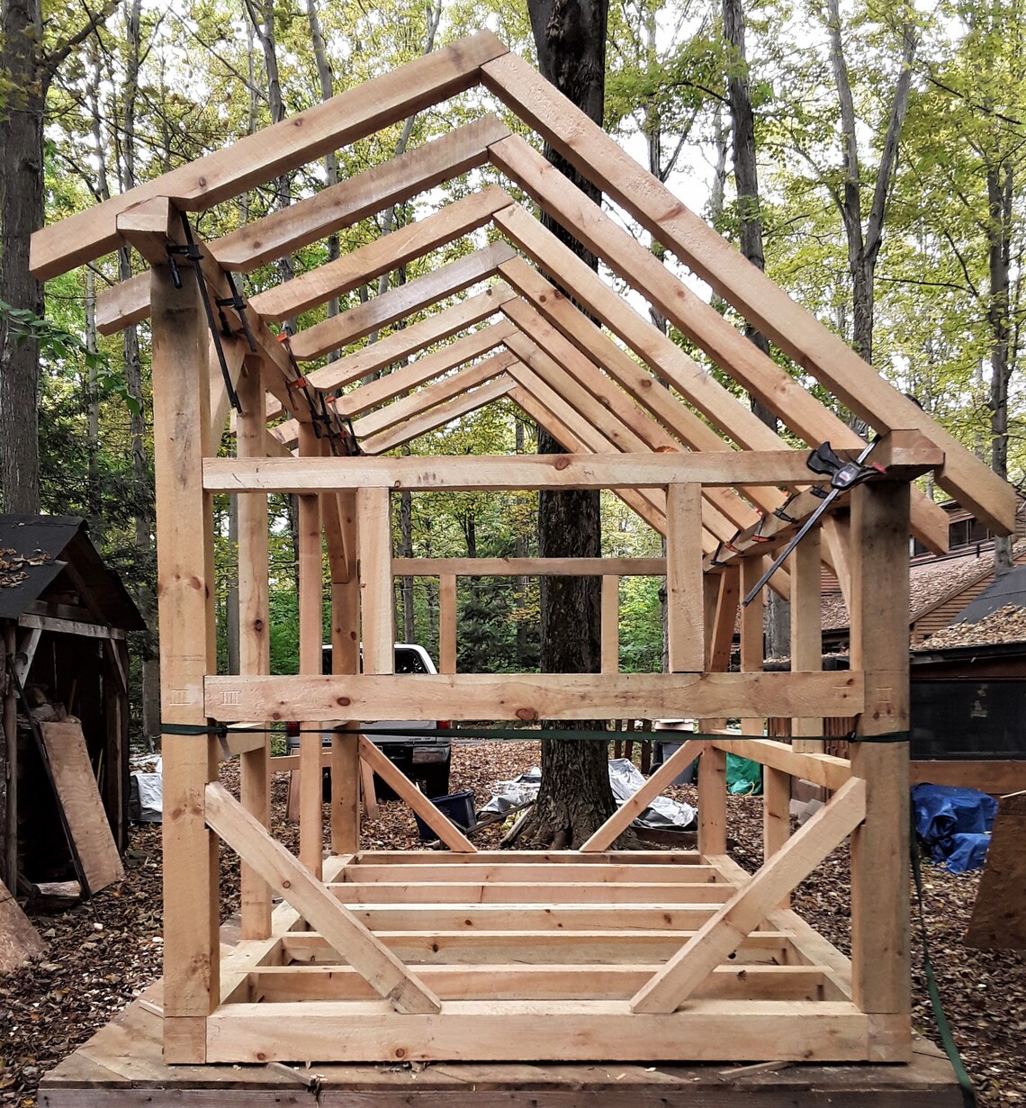 Timber Frame Building Kit - Etsy