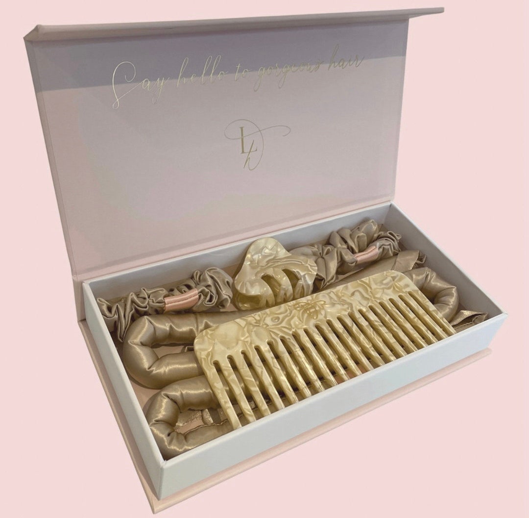 MICRO Heatless Curl Kit Rose Gold | Tight Heatless Curls | Heatless ...