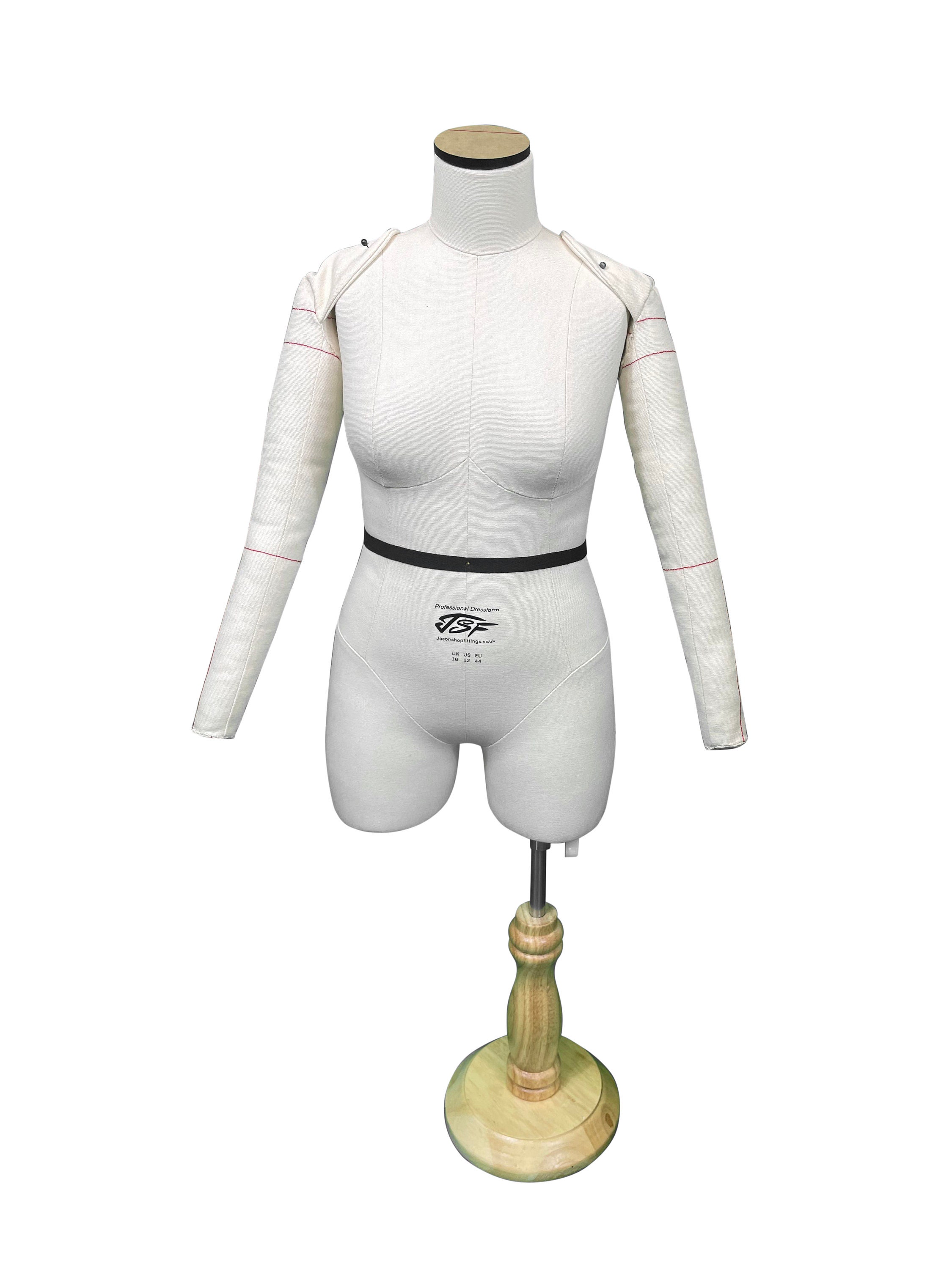 Female Half Scale Mini Dress Forms Tailors Dummy Beige NOT ADULT Size ...