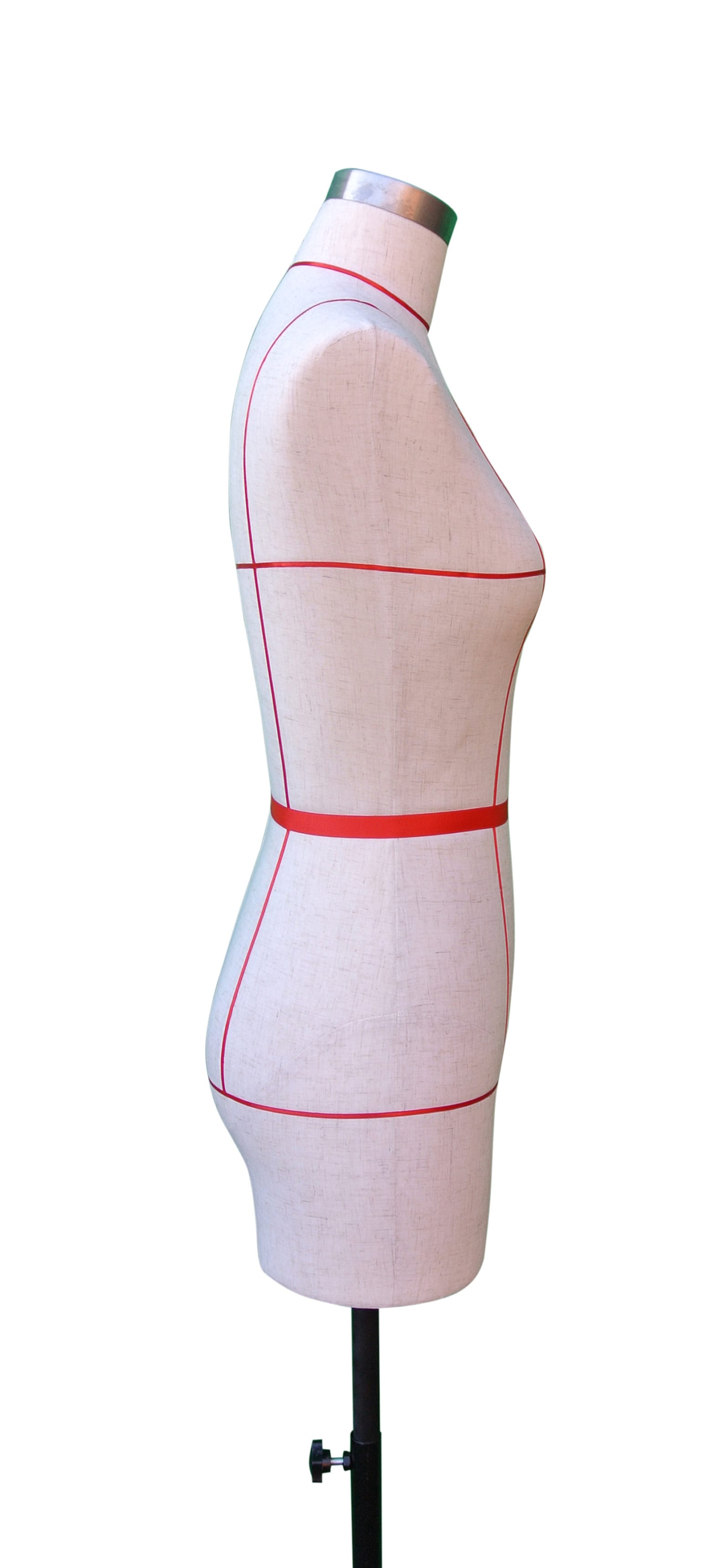 Female Display Dress Form Dressmakers Mannequin 'anne' Size 6 and Size ...