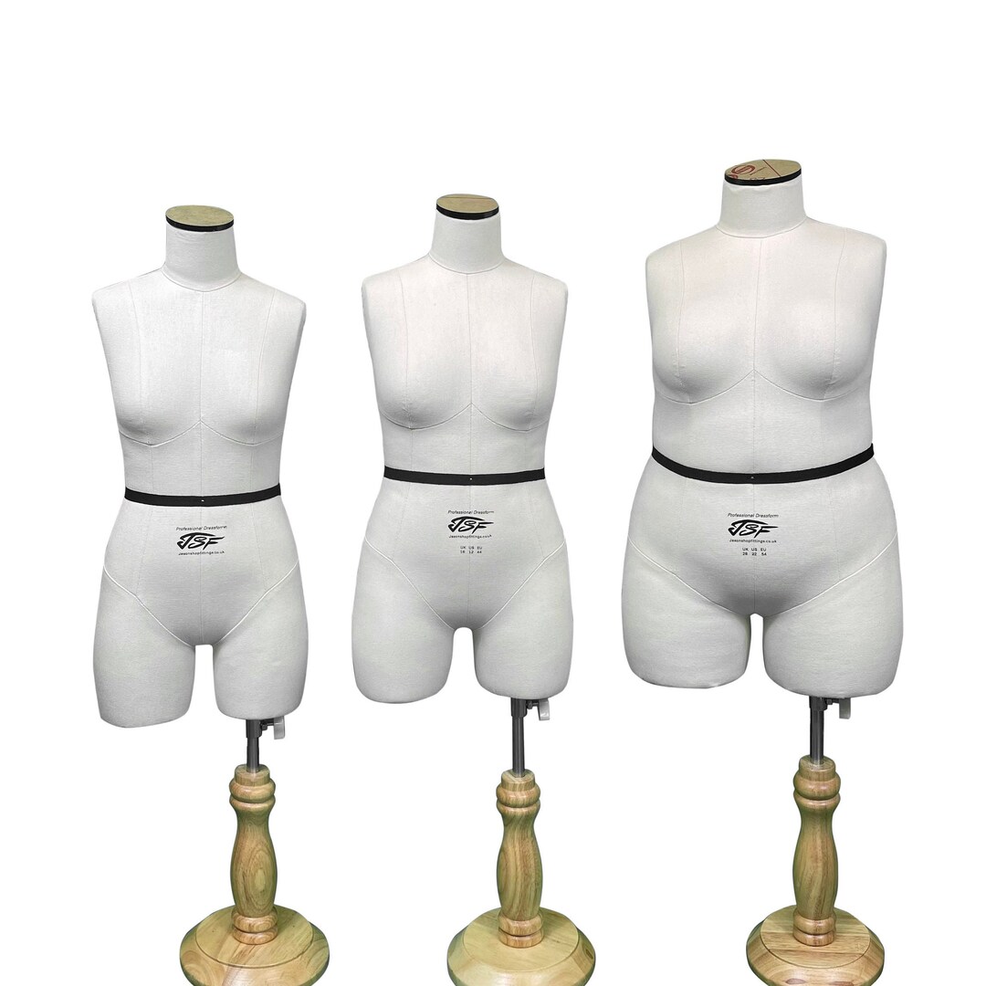 Female Half Scale Mini Dress Forms Tailors Dummy Beige NOT ADULT Size ...