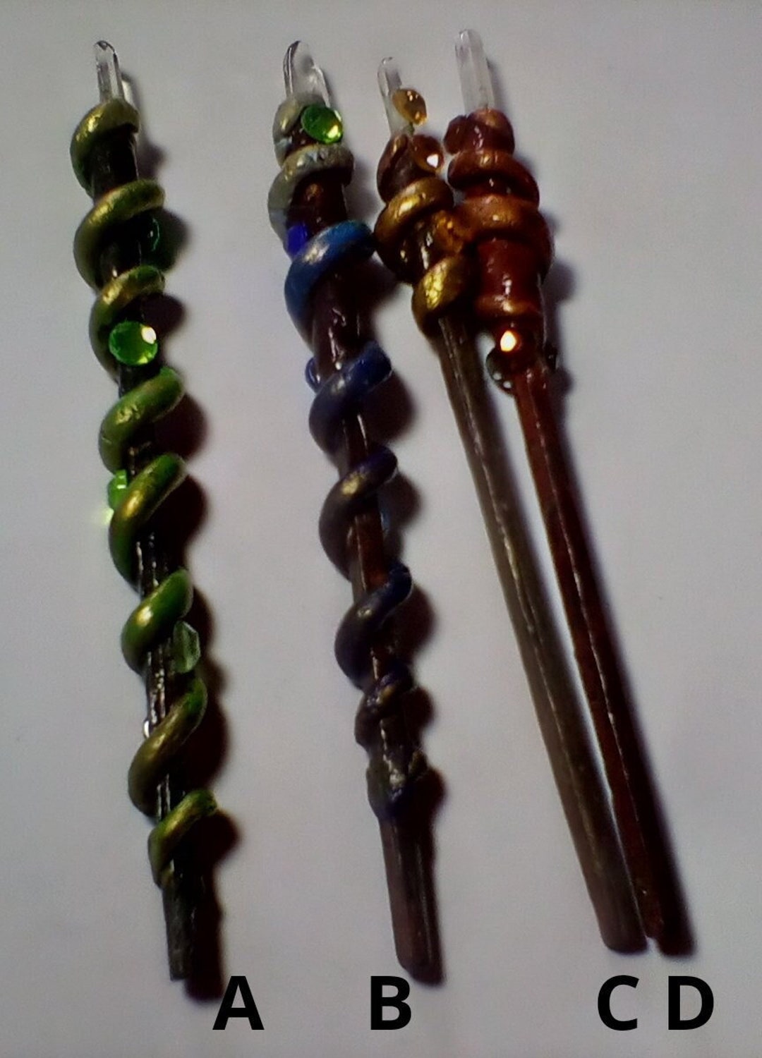 Dolls House Miniatures, Wizard Witches Staff, Fairy House, Pagan, Altar ...