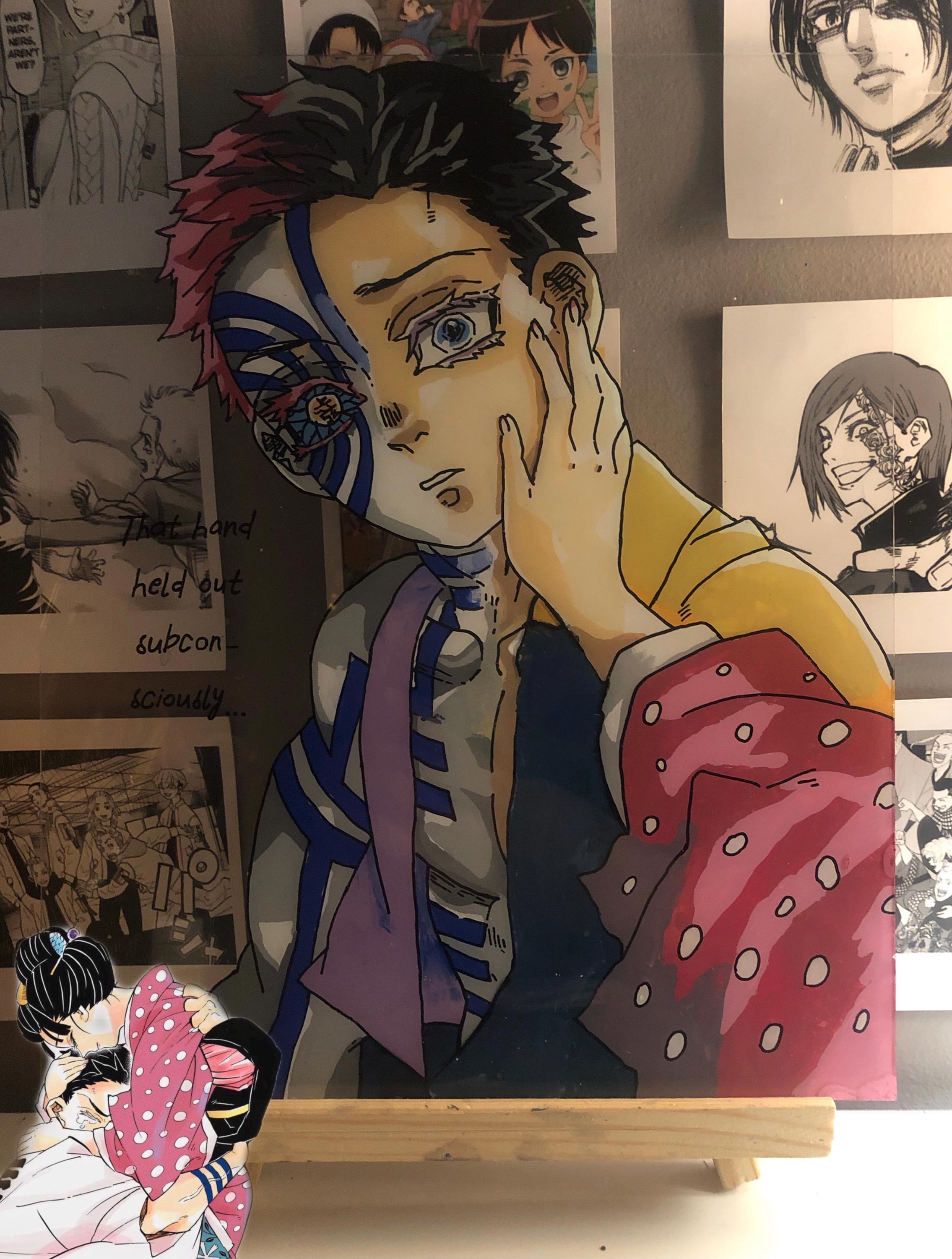 Custom Personalized Anime Manga Glass Paintings / Art - Etsy