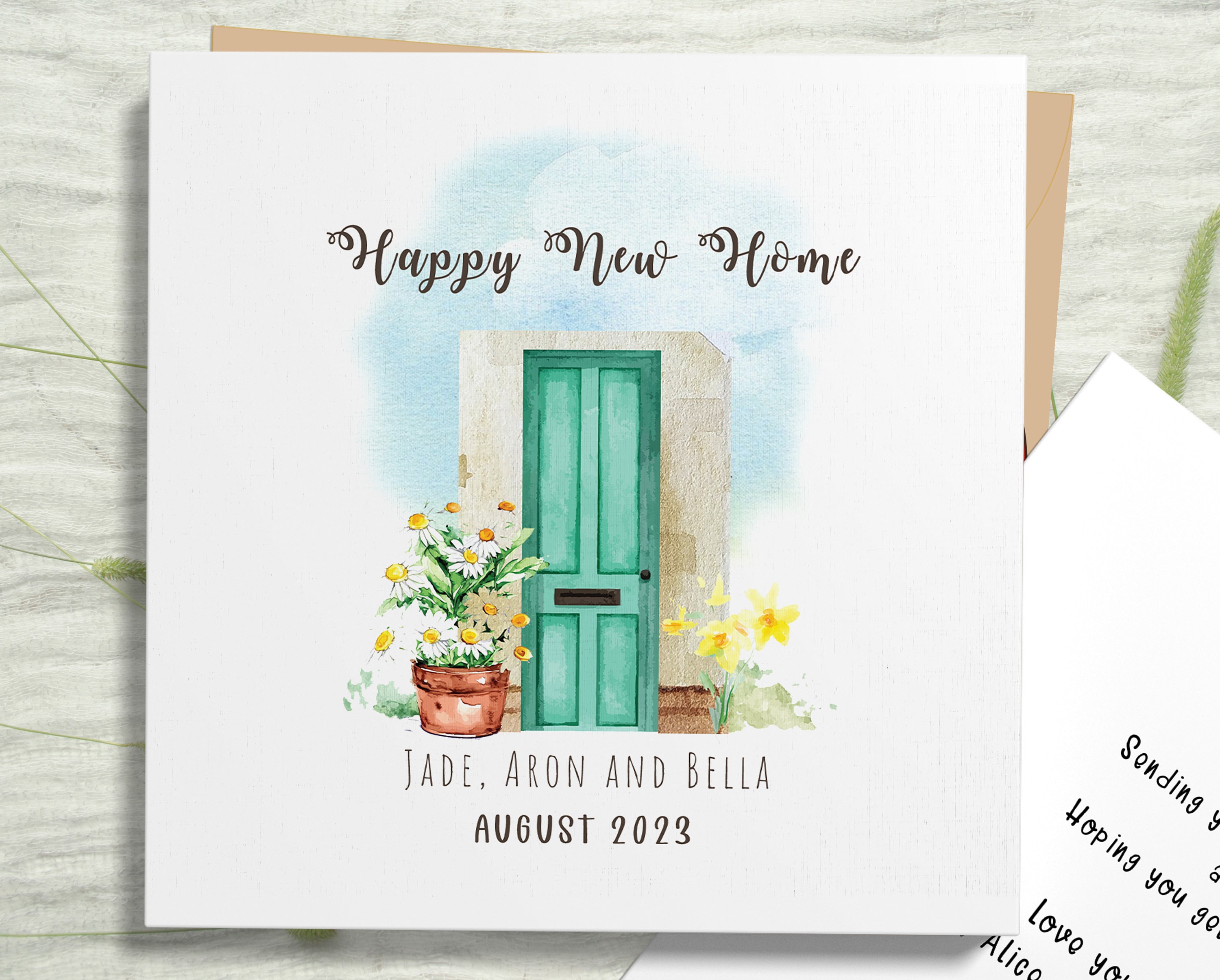Personalised New Home Card, Housewarming Gift - Etsy