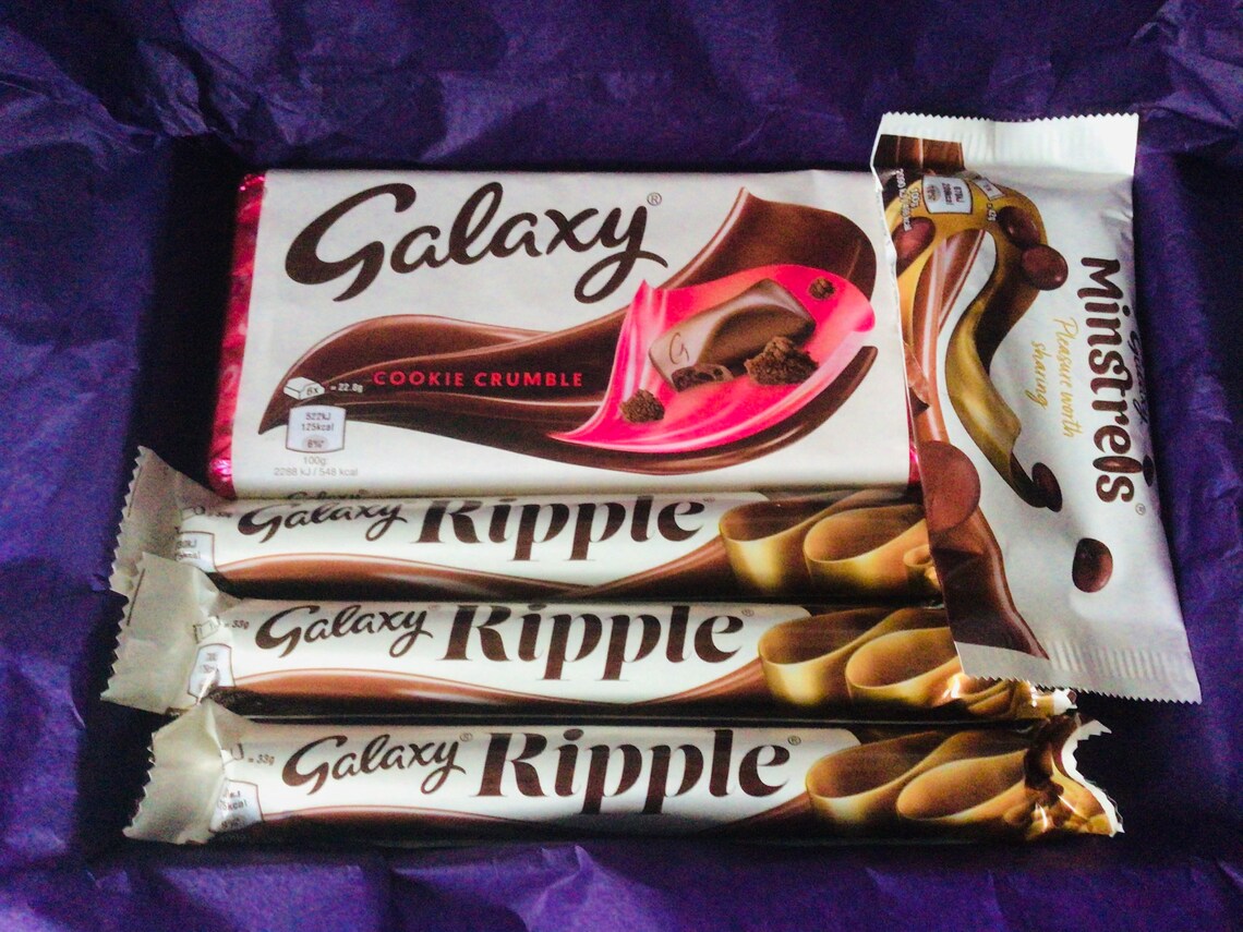 GALAXY CHOCOLATE Box Assorted box of galaxy chocolate bars | Etsy