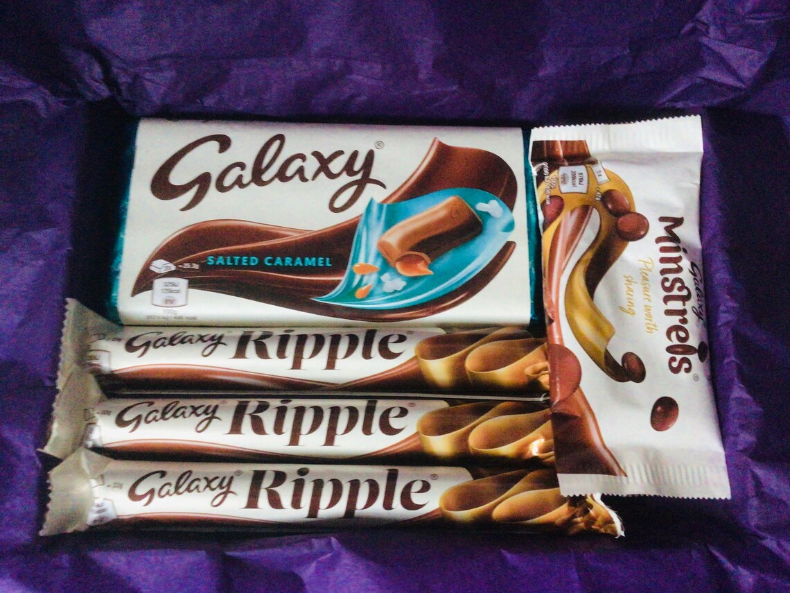GALAXY CHOCOLATE Box Assorted box of galaxy chocolate bars | Etsy