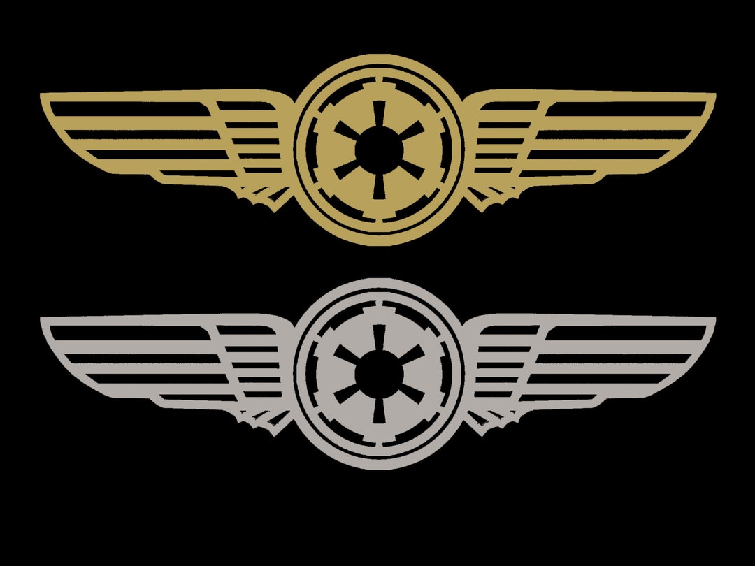 Imperial Starfighter Pilot Wings (vinyl Decal) - Etsy