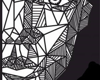 Female Face Dxf File - Etsy