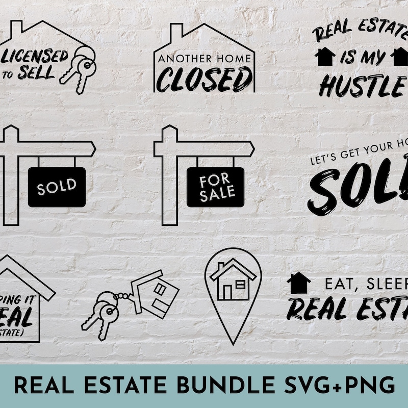 Real Estate Svg - Etsy