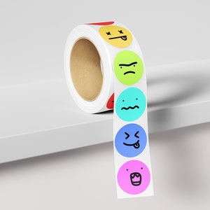 Emoji Smiley Faces Bundle 58 Hand-drawn Cute Emoticon Designs Digital ...