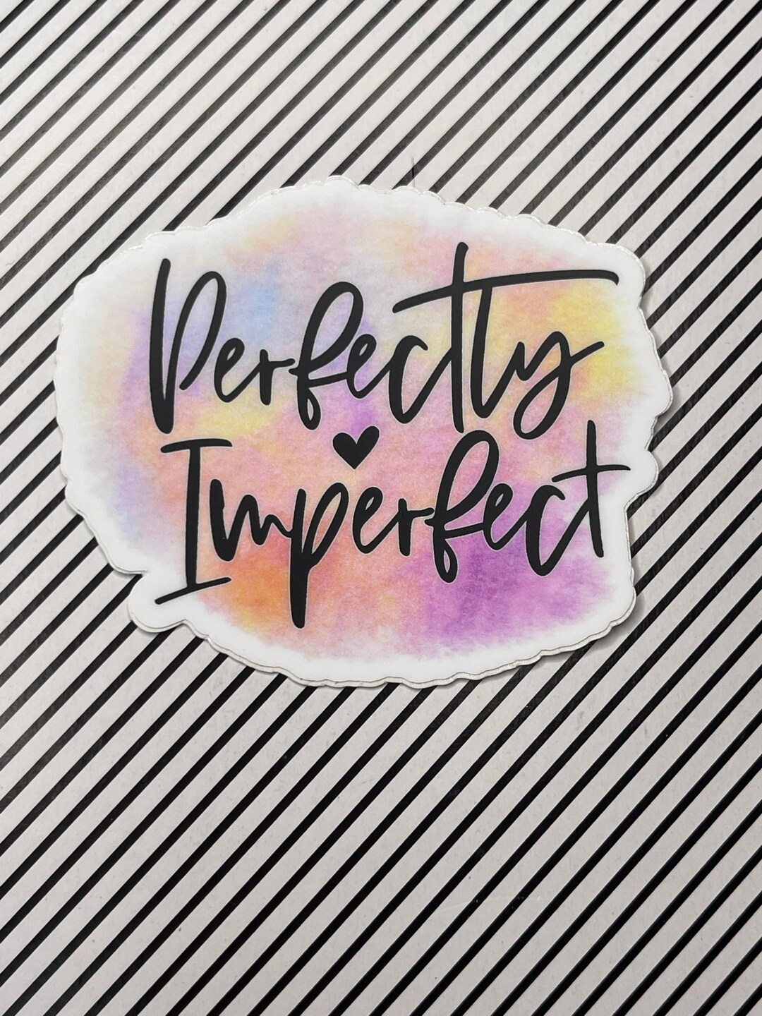 Perfectly Imperfect Sticker - Etsy
