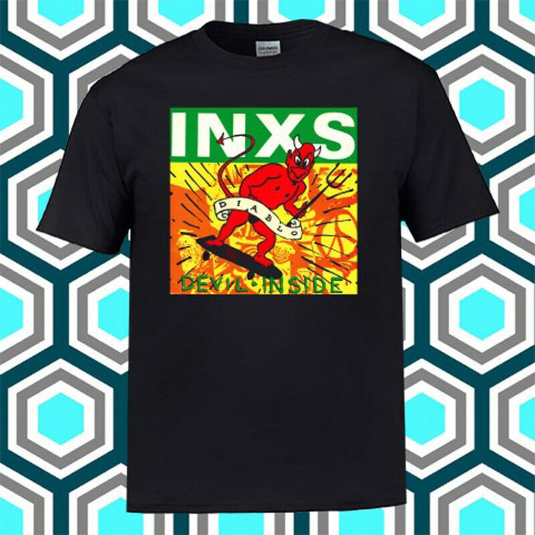 INXS DEVIL INSIDE Rock Band Legend Logo Black New Popular - Etsy