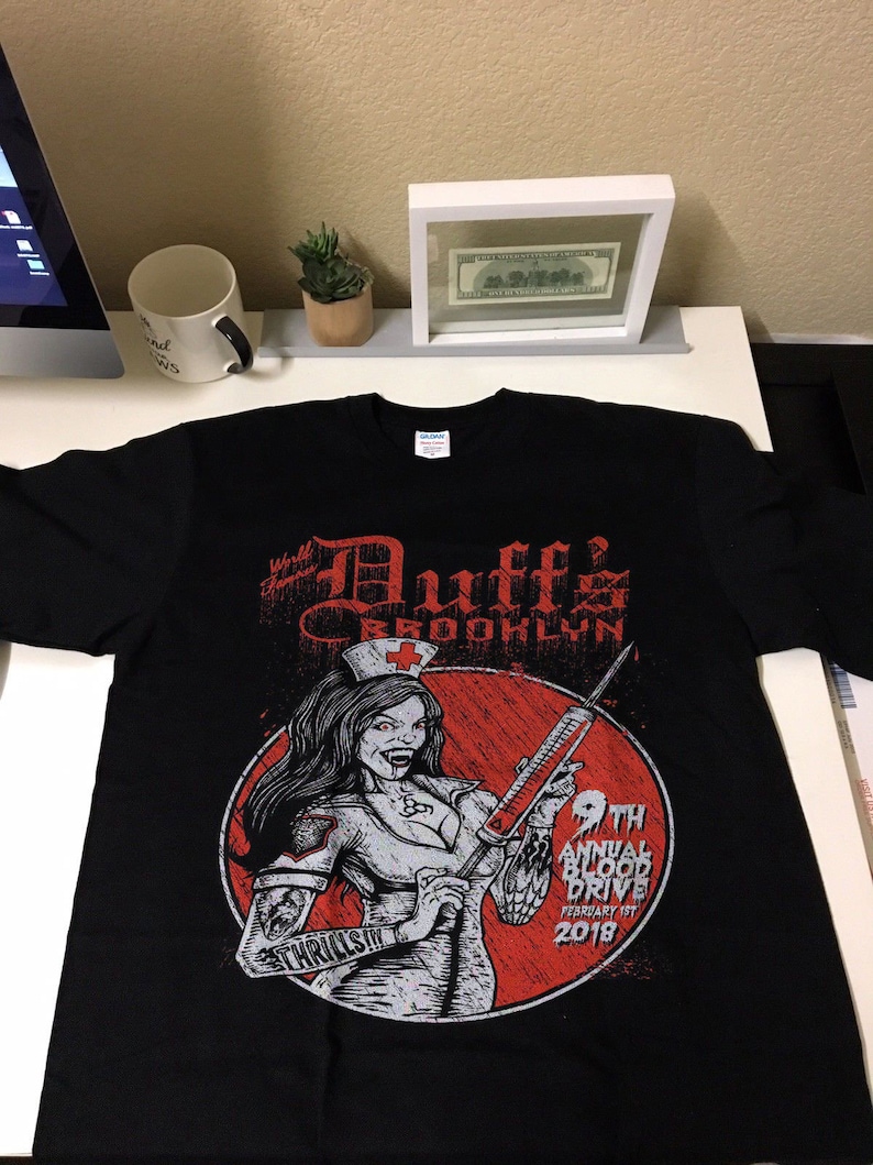 TYPE O NEGATIVE Duff's Brooklyn T Shirt 9th Annual Blood Drive - Etsy