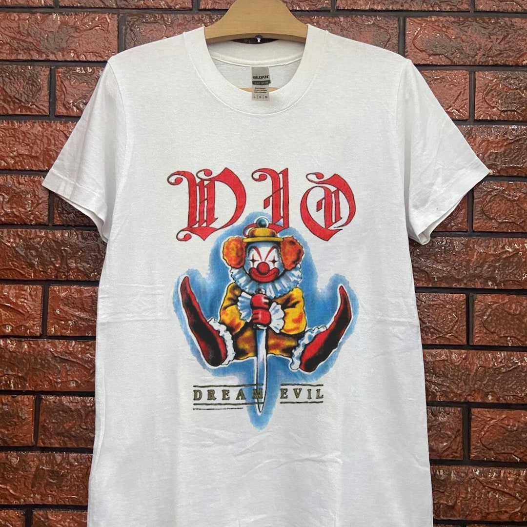Dio Dream Evil Tour 1987 Tour Concert T-shirt Ronnie James Band Metal ...