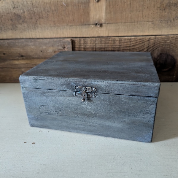 Upcycled Wood Box - Etsy
