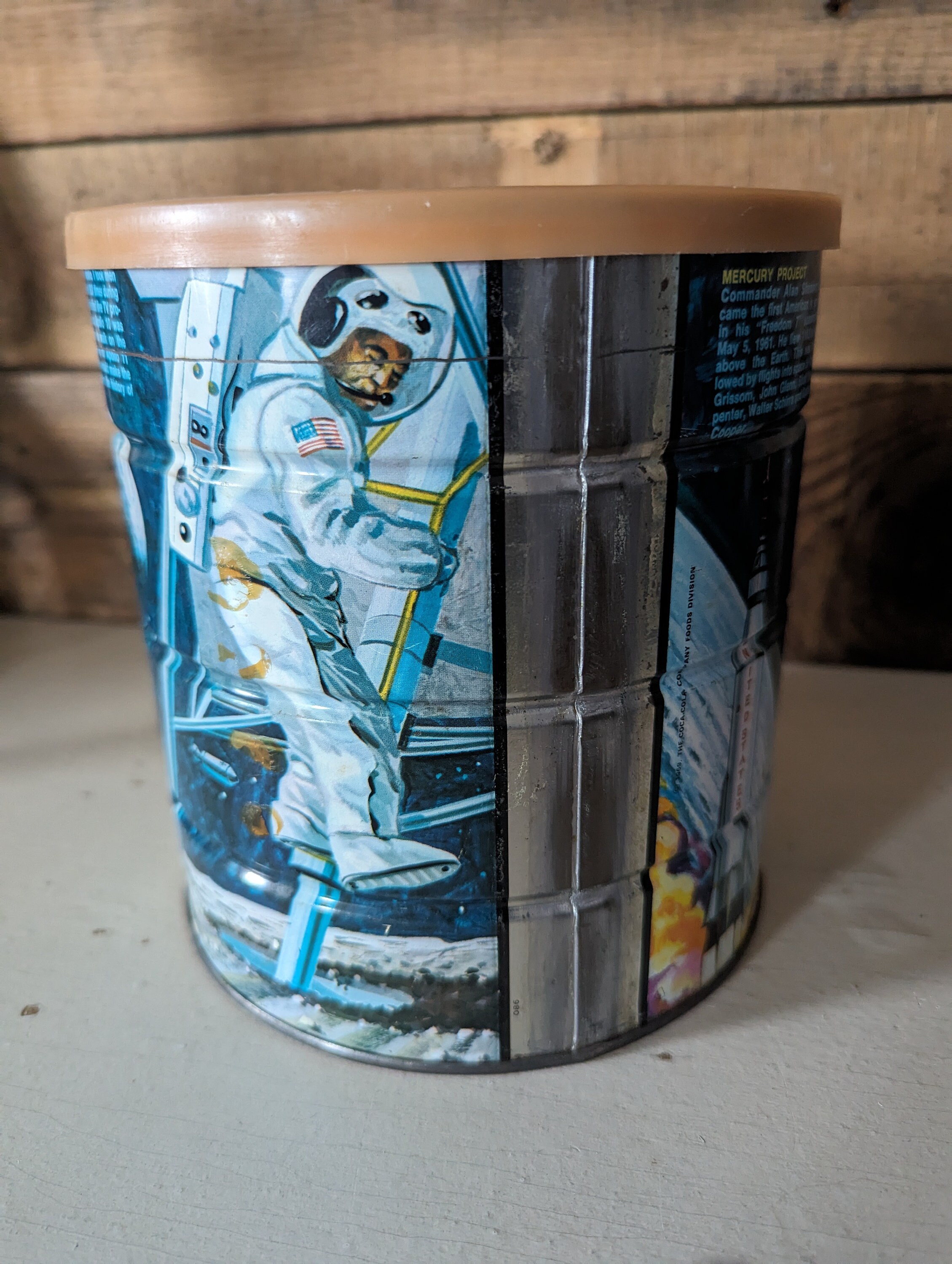 1969 Coca-cola NASA Tin Coffee Can Gemini Missions and Moon Landing - Etsy