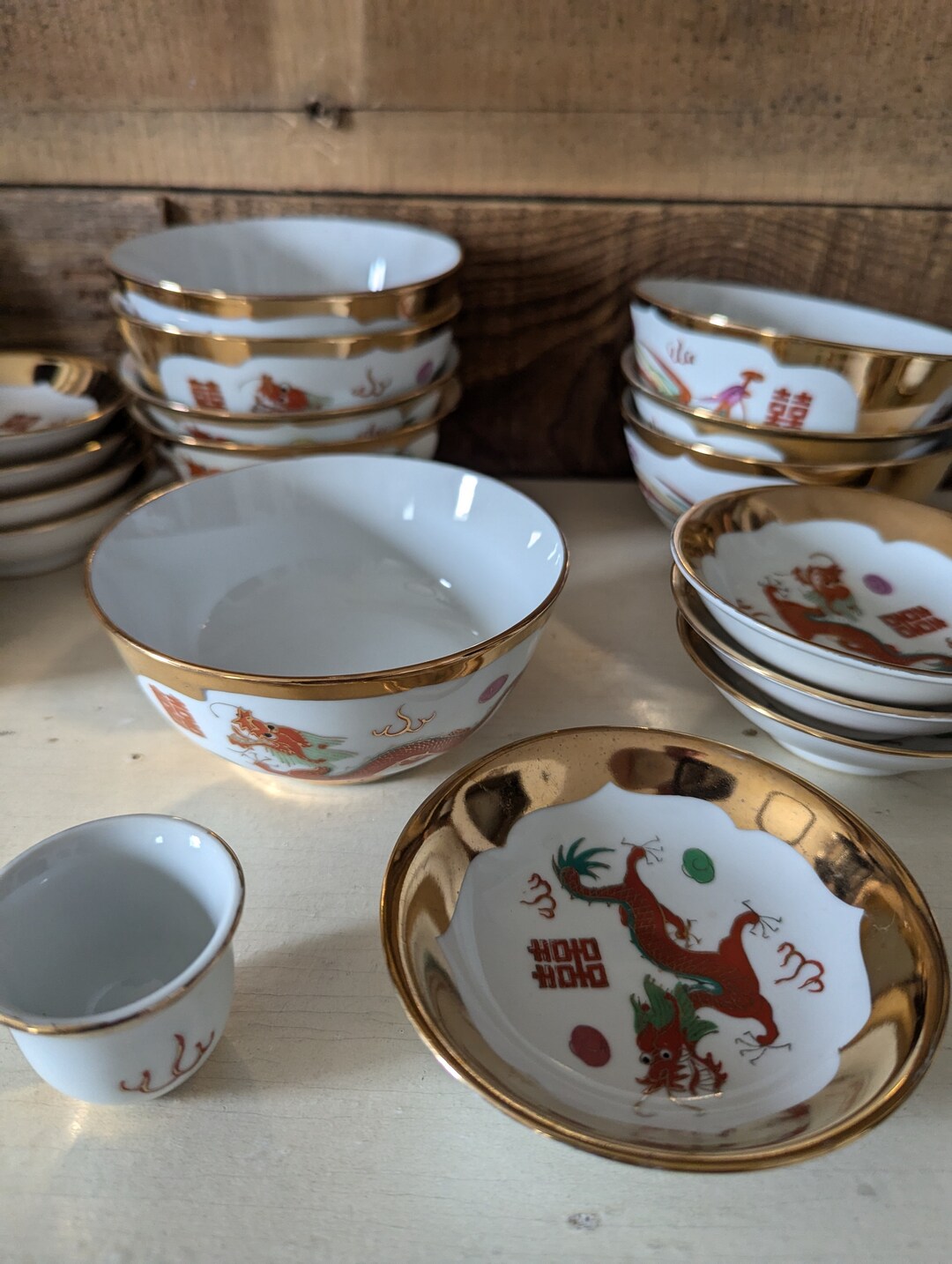Vintage Bowls Dishes Cups Set of Five Bowls Vintage Rice Bowl Made in ...